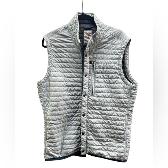 Relwen | Jackets & Coats | Relwen Grey Quilted Windzip Vest Large ...